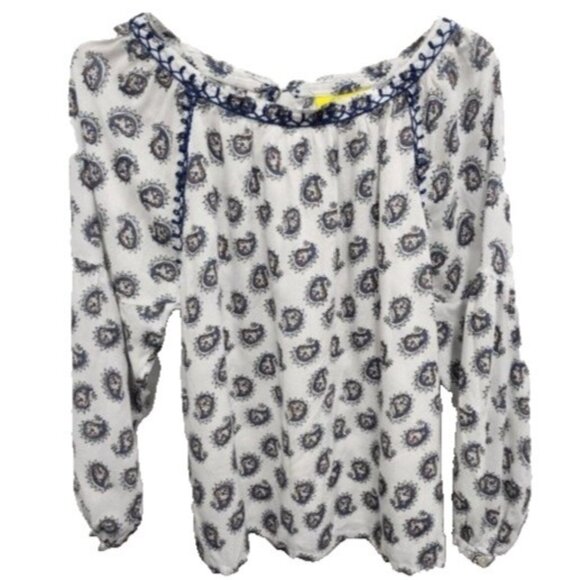 Roberta Roller Rabbit | Tops | Roller Rabbit Womens Top Medium White ...
